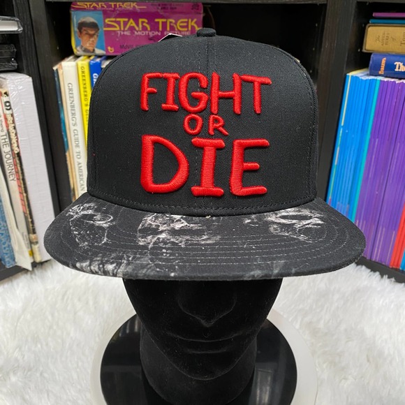 AMC | Accessories | The Walking Dead Fight Or Die Snapback Hat Nwt ...